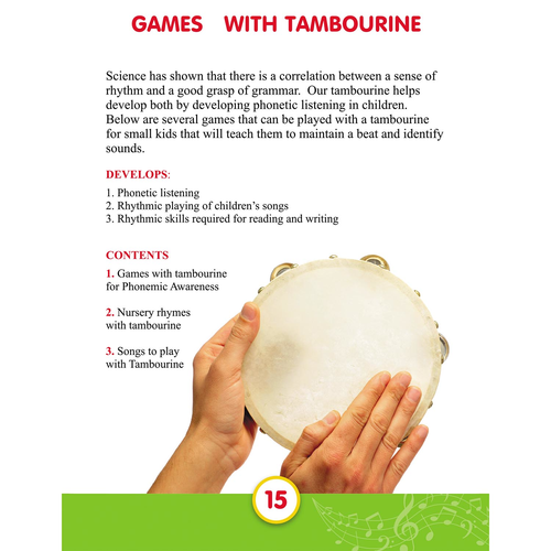 Percussion Games for Kids: Fairy Tale with Musical Score. Rhythmic ...