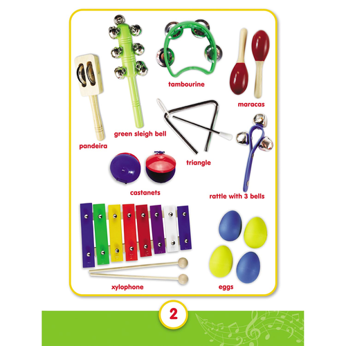 Percussion Games for Kids: Fairy Tale with Musical Score. Rhythmic ...