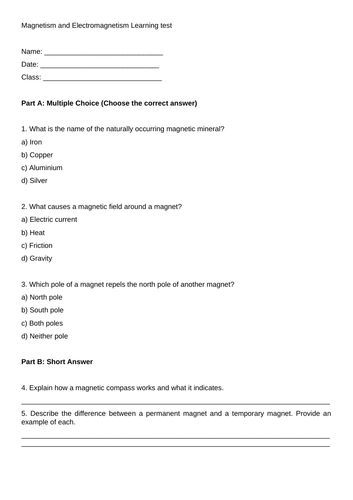 AQA P7 Workbook, Test and worksheets | Teaching Resources