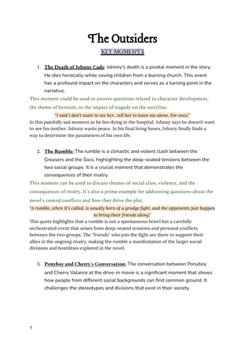 The Outsiders - Bundle | Teaching Resources