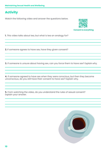 Sex and consent | Teaching Resources