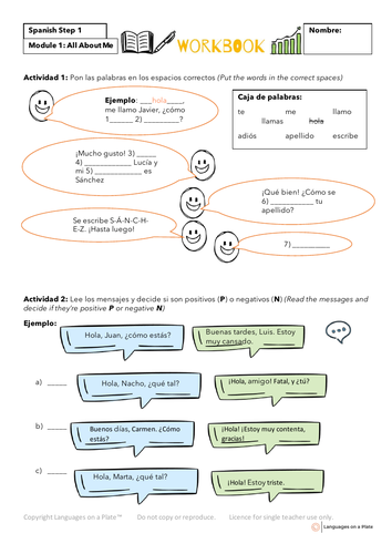 Beginners: All About Me Module Workbook Homework and Cover | Teaching ...