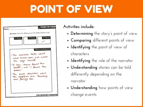 The Widow's Broom Book Activities Chris Van Allsburg Read Aloud Book ...