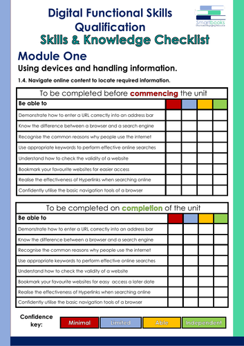 Digital Functional Skills - Module 1 - Using Devices & Handling Information - 1.4 -Navigate ...