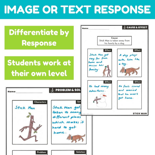 Stick Man Activities - Reading Comprehension - Literacy Skills ...