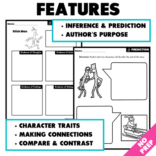 Stick Man Activities - Reading Comprehension - Literacy Skills ...