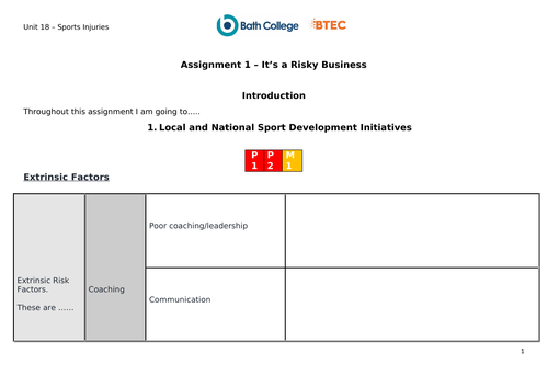 Sports Development Complete Unit Pack | Teaching Resources