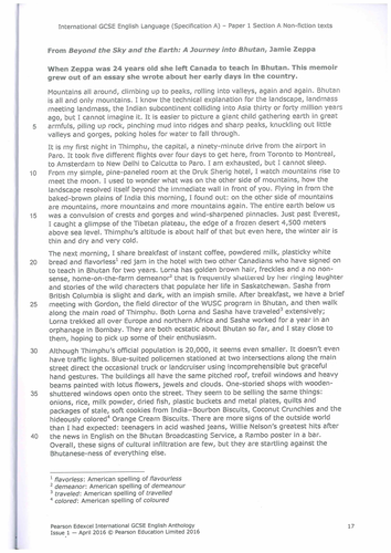 Editable A Journey into Bhutan resources | Teaching Resources