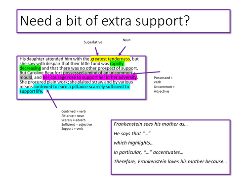 Frankenstein Chapter 1 and 2 | Teaching Resources
