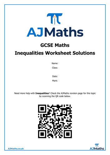 GCSE Maths | Inequalities | Edexcel Foundation | Teaching Resources GCSE Maths | Inequalities | Edexcel Foundation | Teaching Resources