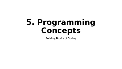 5. Key Stage 3 Computational Thinking (years 7-8) Lesson 5 | Teaching ...