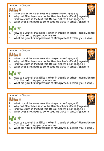 Who Let The Gods Out Whole Class Reading Planning | Teaching Resources