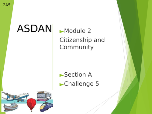 ASDAN Module 2 - Citizenship and Community - Unit of Work | Teaching ...