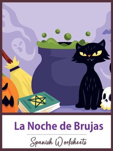 Spanish Halloween Worksheets - La Noche de Brujas | Teaching Resources