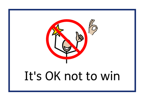 It's OK not to win social story | Teaching Resources
