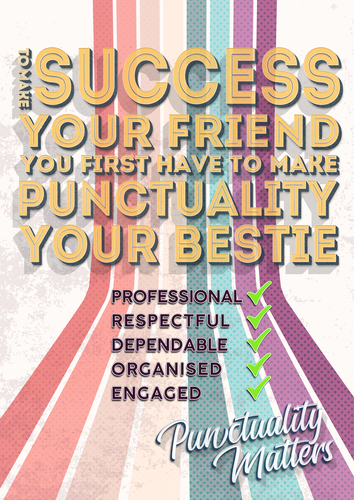 Punctuality Matters Poster | Teaching Resources