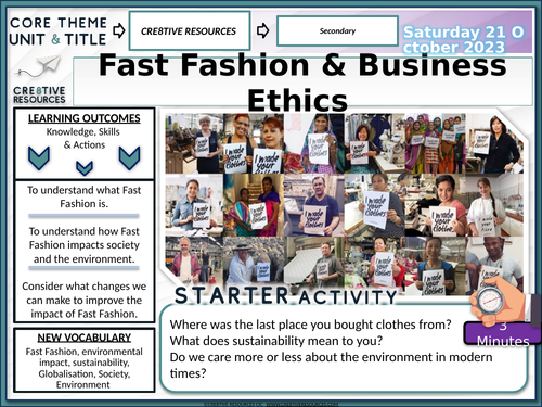 Fast Fashion & Business Ethics | Teaching Resources