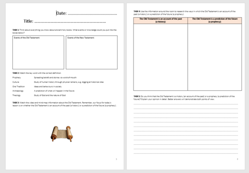 History of Religion: Old Testament as History or Prophecy - Full Lesson ...