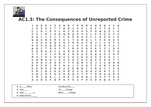 WJEC Criminology Unit 1 AC1.3 | Teaching Resources