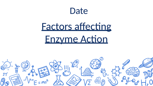 1.8 - Factors affecting Enzyme Action - AQA A-Level Biology | Teaching ...