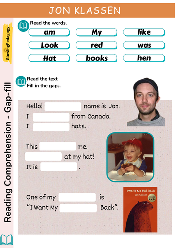 John Klassen Reading Comprehension Worksheets for KS1 | Teaching Resources