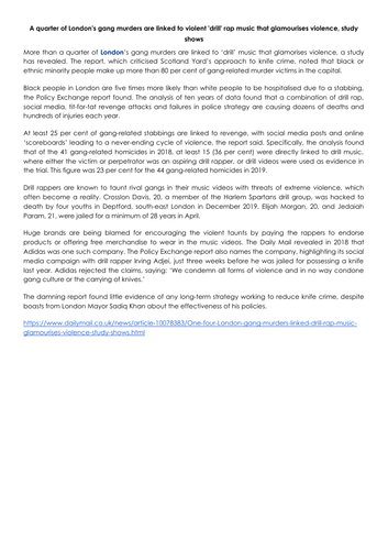 eduqas / wjec GCSE Sociology Crime unit of work | Teaching Resources