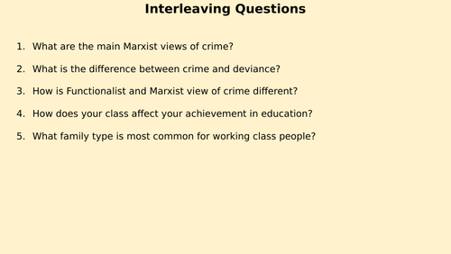 eduqas / wjec GCSE Sociology Crime unit of work | Teaching Resources