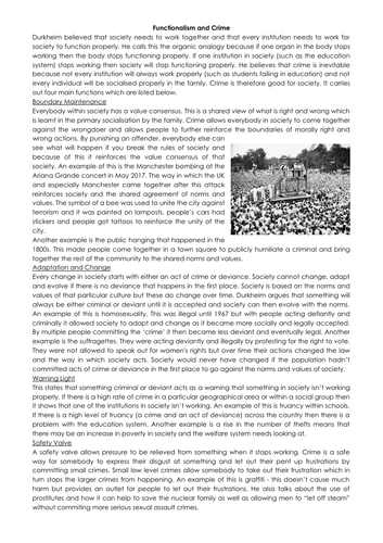 eduqas / wjec GCSE Sociology Crime unit of work | Teaching Resources
