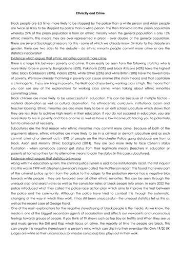 eduqas / wjec GCSE Sociology Crime unit of work | Teaching Resources