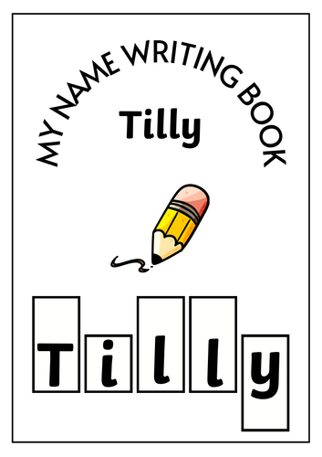 Name Writing Packs- Girls | Teaching Resources
