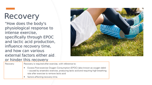 Unit 4 Energy supply and effects of exercise on the body | Teaching ...