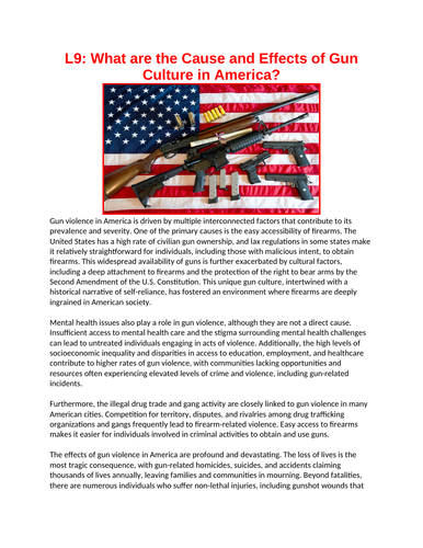 America USA Guns | Teaching Resources