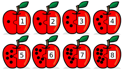 Apple Jigsaw Puzzles for Counting and Matching- SEN/ASN Maths Resources ...