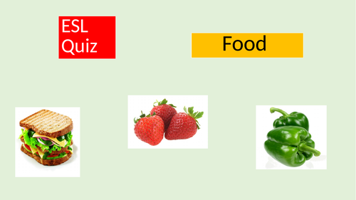 ESL Food quiz | Teaching Resources