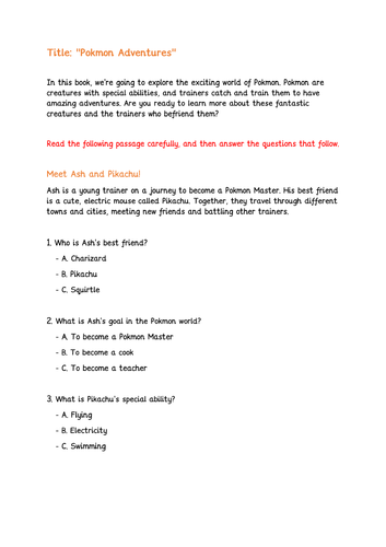 Year 2/3 Comprehensive Reading Passages Bundle | Teaching Resources