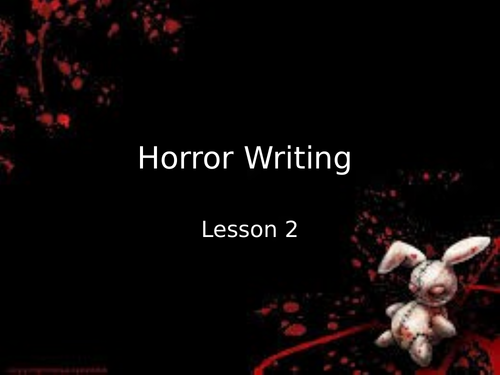 Horror Creative Writing Scheme | Teaching Resources