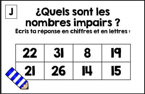 FRENCH NUMBERS 0-31 TASK CARDS FREEBIE | Teaching Resources