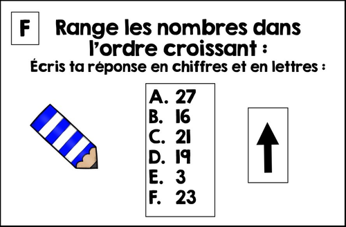 FRENCH NUMBERS 0-31 TASK CARDS FREEBIE | Teaching Resources