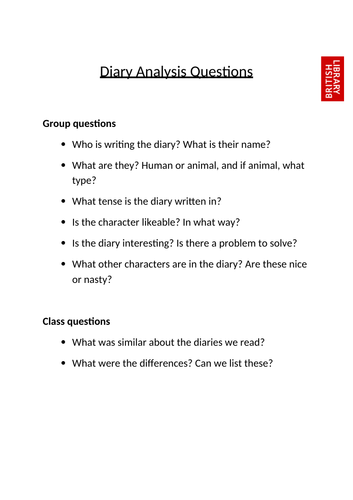 The Diary of a Killer Cat | Teaching Resources