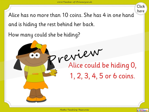 Subtraction - finding a part - Year 1 | Teaching Resources