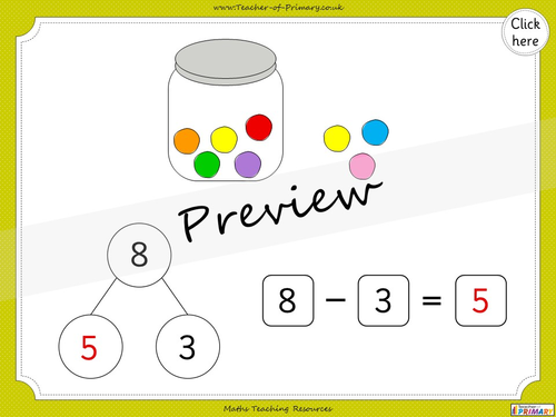 Subtraction - finding a part - Year 1 | Teaching Resources