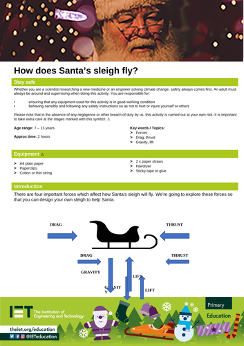 How does Santa's sleigh fly? | Teaching Resources