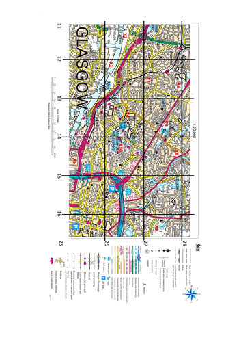 GCSE KS4 Geography Urban environments / cities map skills lesson. Fits ...