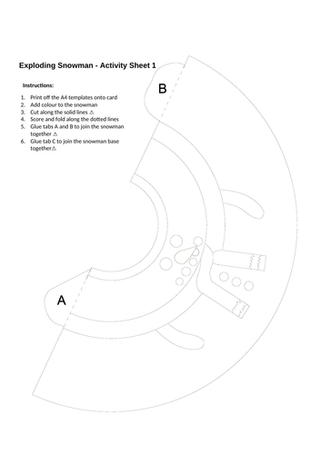 Make an exploding snowman | Teaching Resources