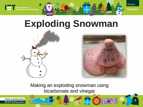 Make an exploding snowman | Teaching Resources