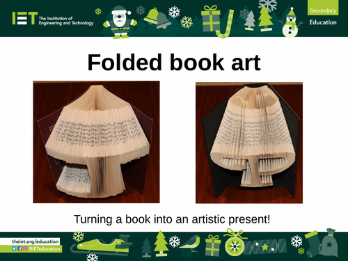 Folded book art | Teaching Resources