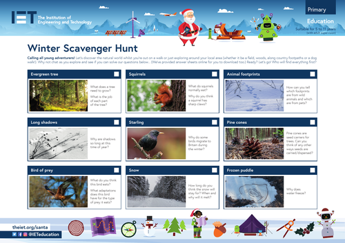 Winter scavenger hunt | Teaching Resources
