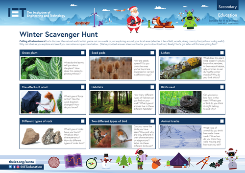 Winter scavenger hunt | Teaching Resources