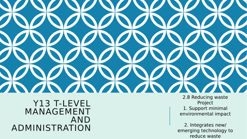 T-Level Management and Administration Occupational Specialism resources ...