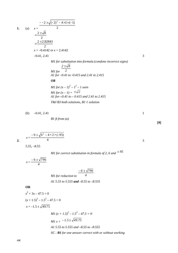 GCSE Solving Linear, Quadratic and Simultaneous Equations | Teaching ...